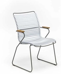 Houe Denmark - Židle CLICK s područkami vyšší, šedomodrá