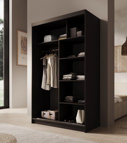 ADRK Furniture Posuvná skříň Castello 120 SW-CAS-120-BW