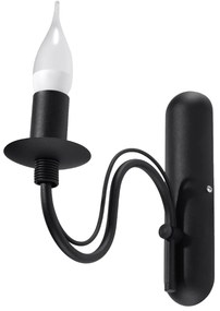 Sollux Lighting Nástěnné svítidlo MINERWA Černá