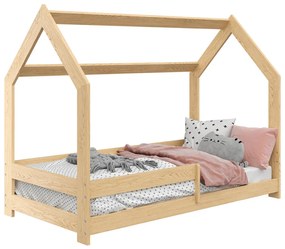 ImportWorld Dětská postel Domek 80x160 cm D5 + rošt a matrace ZDARMA - dub sonoma