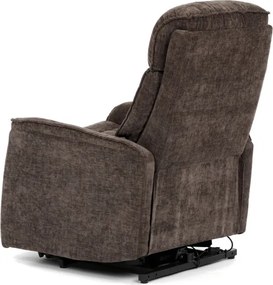 Polohovací křeslo hnědé, elektrické TV-H9727 BR2