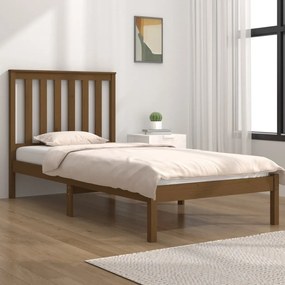 vidaXL Rám postele masivní borovice 90 x 200 cm [3103828] Barva: Bílá