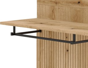 Předsíňová stěna Nordic 100 cm dub Evoke/bílá