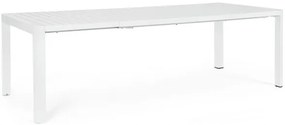 BIZZOTTO Rozkládací zahradní stůl KIPLIN 180/240x100 cm bílý 0663468