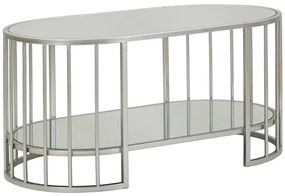 Designový konferenční stolek Eilonwy 90 cm stříbrný