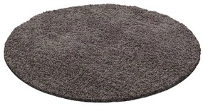 Hnědý kulatý koberec ø 200 cm Life – Ayyildiz Carpets