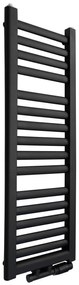 Regnis Elba, topné těleso 300x675mm se středovým připojením 50mm, 290W, černá matná, ELBA70/30/D5/BLACK