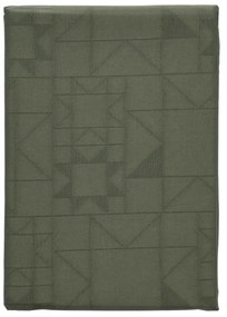 Södahl Kuchyňský ubrus 140x320 Star Damask Forest green