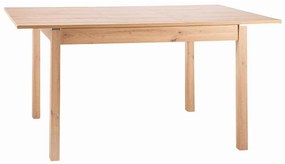 MAXIVA Jídelní stůl rozkládací - MATTEO, 118/158x74, dub artisan