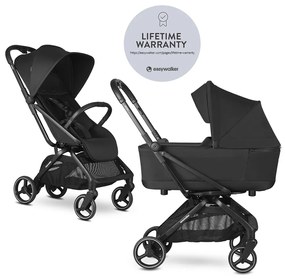 EASYWALKER Kočárek kombinovaný Rockey M Pure Black