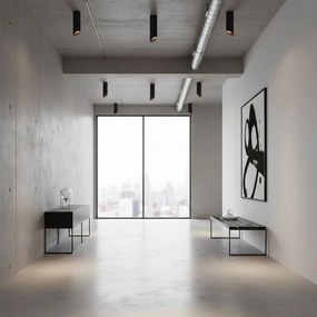 Toolight - Designová závěsná lampa DIAMENT 392197, černá-zlatá, OSW-03691