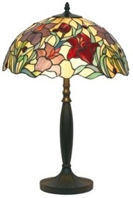 Květinová stolní lampa ATHINA, ruční výroba 62 cm
