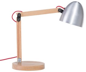 Stolní lampa stříbrná VELEKA Beliani