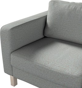Potah na pohovku IKEA  Karlstad 2-místná, nerozkládací, krátký barva modrá látka pletený vzor
