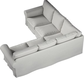 Potah na pohovku IKEA  Ektorp rohová barva šedá látka pletený vzor