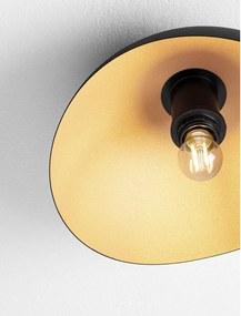 Matně černé/ve zlaté barvě kovové stropní svítidlo Opsi – Nova Luce