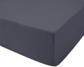 JERSEY PROSTĚRADLO PREMIUM 200X220 CM TMAVĚŠEDÉ