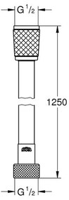 Grohe Vitalioflex Trend Sprchová hadice 125 cm, chrom 22114000