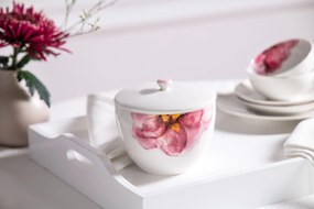 Villeroy&Boch Rose Garden dóza na sypaný čaj s pokličkou 0,7l, Villeroy & Boch