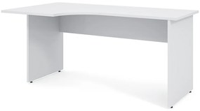 Ergonomický stůl Impress 160 x 90 cm, levý, bílá