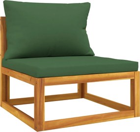 vidaXL 7dílná zahradní sedací souprava s poduškami masivní dřevo [3155320] Barva polštáře: Taupe