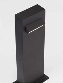 NV 9020921 Venkovní sloupkové svítidlo ZELDA černý hliník a akrylový difuzor proti oslnění LED 6W 3000K 100-240V IP65 - NOVA LUCE