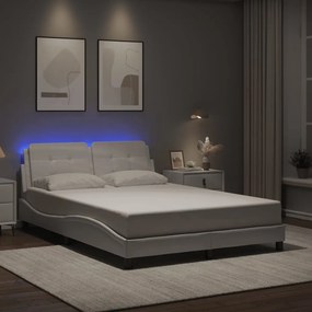 Rám postele s LED bez matrace Zadar bílý 120 x 200 cm 3214097
