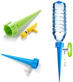Zaparkorun Zavlažovací hroty Spike Drip - 10x zavlažovač s odkapávacím ventilem - modrá