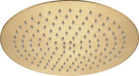 Rea Rea, kulatá dešťová sprchová hlavice, JS-P014BG, 30cm, zlatá matná, REA-P8604