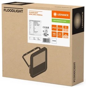 LED reflektor LEDVANCE FLOODLIGHT černý 69W/53W 10000lm/8000lm 4000K neutrální bílá IP66