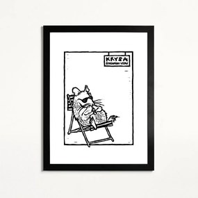 Mária Mérai | Saturejka Mária Mérai | Krysa Rám: Černý, Velikost: 30 x 20 cm