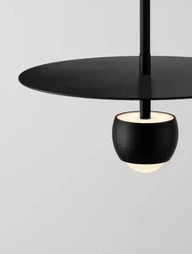 LED černé designové svítidlo Edem