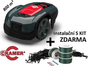 CRAMER RM800 - Robotická sekačka + CRAMER instalační kit S
