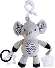 BABYTED Chrastítko Slon / Plyš / 30 cm / od 0 měsíců