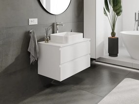 Mexen Orio, koupelnová skříňka 80 cm, 2 zásuvky, bílá matná, 91A10-08047-2-BFF01