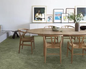 Koberce Breno Metrážový koberec KIAMA 24, šíře role 400 cm, Zelená