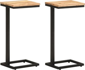 Odkládací stolky 2 ks 31,5x24,5x64,5 cm masivní akáciové dřevo 321971