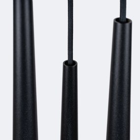 Sollux Lighting Závěsná lampa BLISS 3P černá