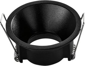 FAN INC-OBON-R1-NER Vestavné svítidlo Obon (kulaté, hliník, černá) IP65, pr. 66 x 35 mm - FANEUROPE