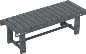 Outsunny zahradní lavice pro 2 osoby, venkovní lavice s latěmi z smrkového dřeva, rustikální styl, lavice pro terasu, patio a dvůr, nosnost 250 kg, 1…