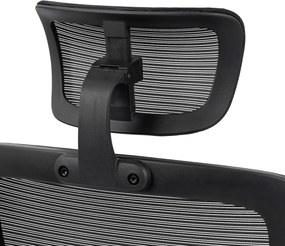 Ergonomická kancelářská židle MERTON - šedá síťovina