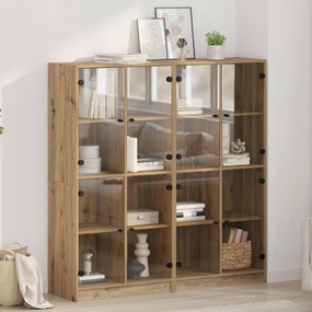 Vysoký bufet 2 ks Artisanový dub 68 x 37 x 142 cm 3402645