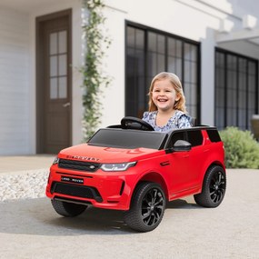 Dětské elektrické autíčko AIYAPLAY 12V Land Rover Discovery Sport s 2,4G dálkovým ovládáním, hudbou, klaksonem, elektrické vozidlo s LED světly, USB/…