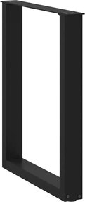 vidaXL Nohy k jídelnímu stolu ve tvaru U, 2 ks, ocel, 70 x (72-73) cm, ocel [4013185] Barva: Bílá