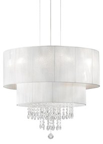 Závěsné svítidlo Ideal Lux Opera SP4 bianco 182179 bílé 50cm