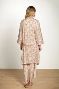 Pip Studio Naomi kimono Kairi Bloom, červené (Kimono z měkké strečové viskózy)