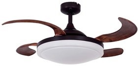 FANAWAY EVORA 512120 37“ bronz/tmavé dřevo Reverzní stropní ventilátor