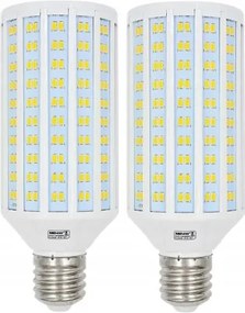 Led žárovka E40 50W 400W teplá bílá 2 ks