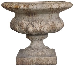 Béžovo-hnědý antik dekorační květináč Broqua - Ø 57*47cm