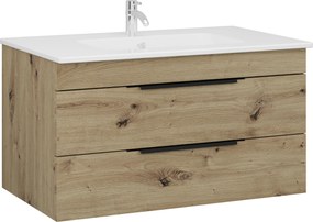 XXXLutz SKŘÍŇKA S UMYVADLEM, dub artisan, dub artisan, 80 cm Stylife - Koupelnové série - 000780001301